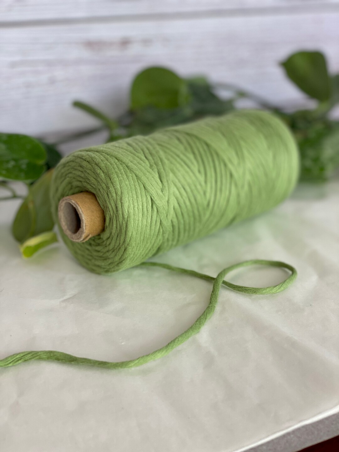 3mm Single Twisted Macrame Cord 100m - 100% Cotton 14 Colours | Twisted ...