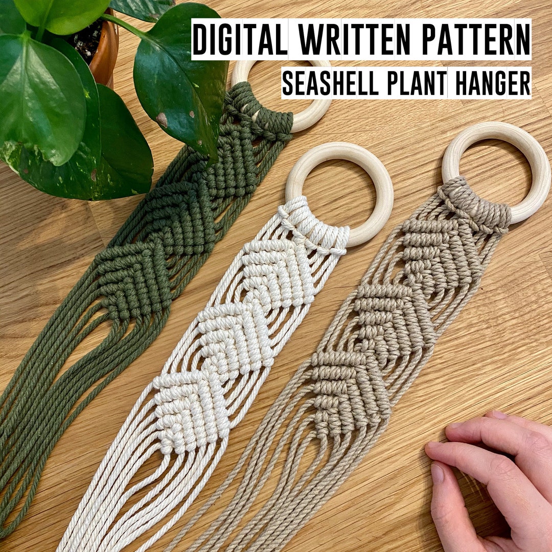 Macrame Pattern DIY | Pattern Download, Beginner Macrame, Pattern ...