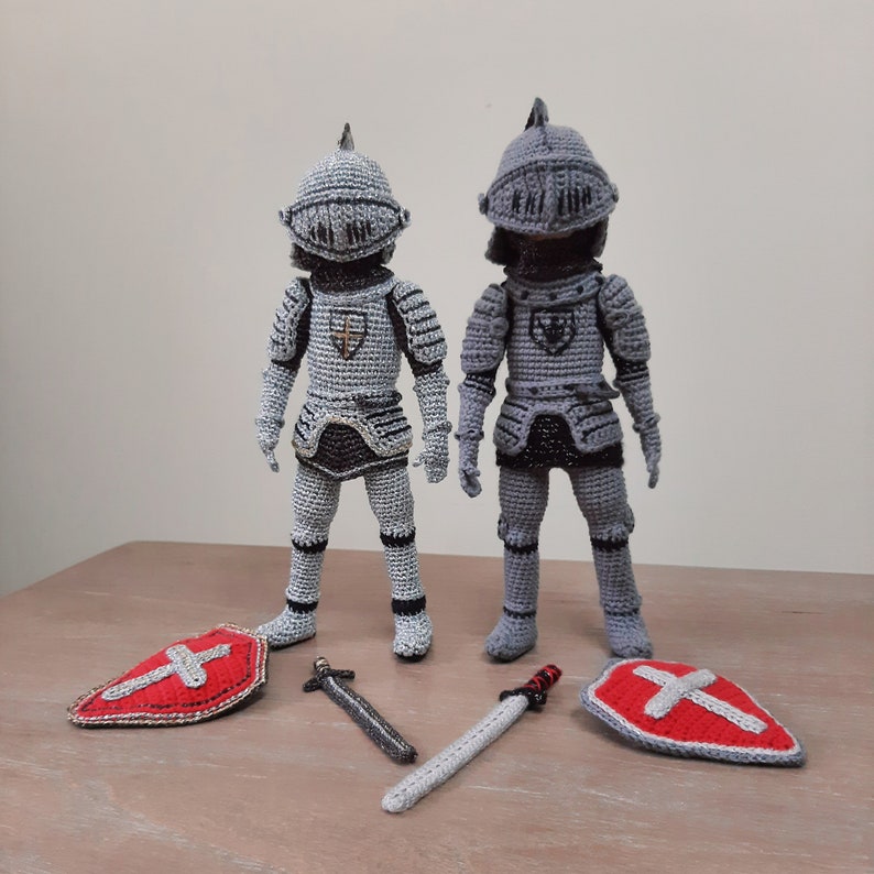 PDF Instant Download. Armour of God KNIGHT, , Fantasy Range Amigurumi ...
