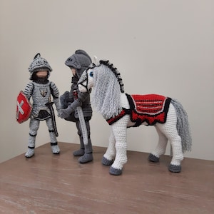PDF Instant Download. Armour of God KNIGHT, , Fantasy Range Amigurumi ...