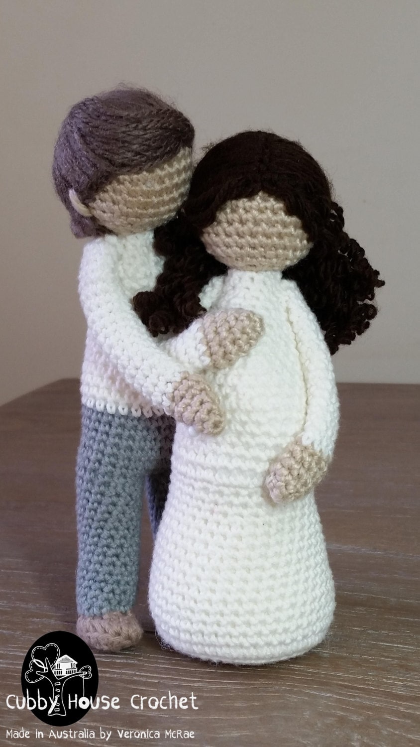 Crochet Pattern PACKAGE. Mother to Be EVE and Father ADAM. Two - Etsy UK