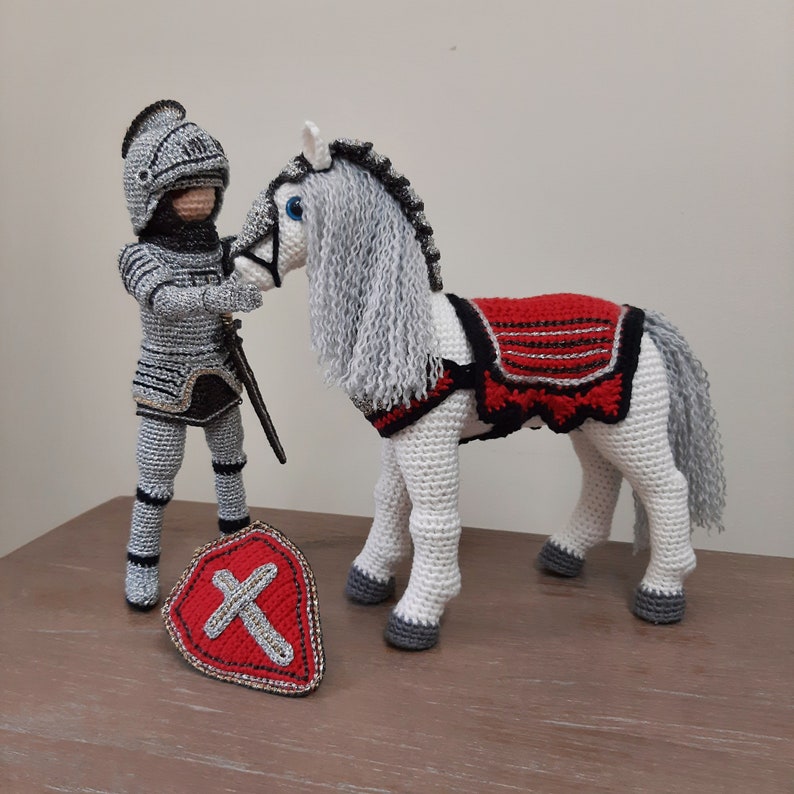 PDF Instant Download. Armour of God KNIGHT, , Fantasy Range Amigurumi ...