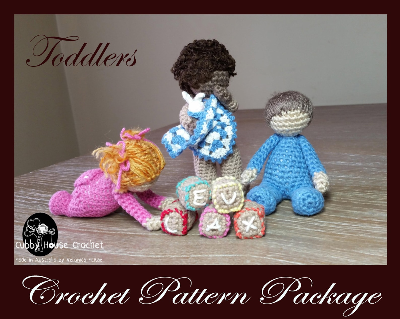 Crochet Pattern Package- 4x Patterns. Includes a Free Mod Pattern to ...