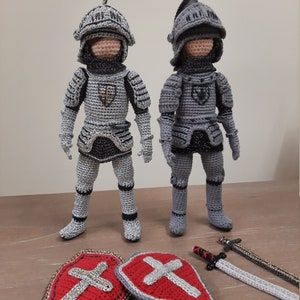 PDF Instant Download. Armour of God KNIGHT, , Fantasy Range Amigurumi ...