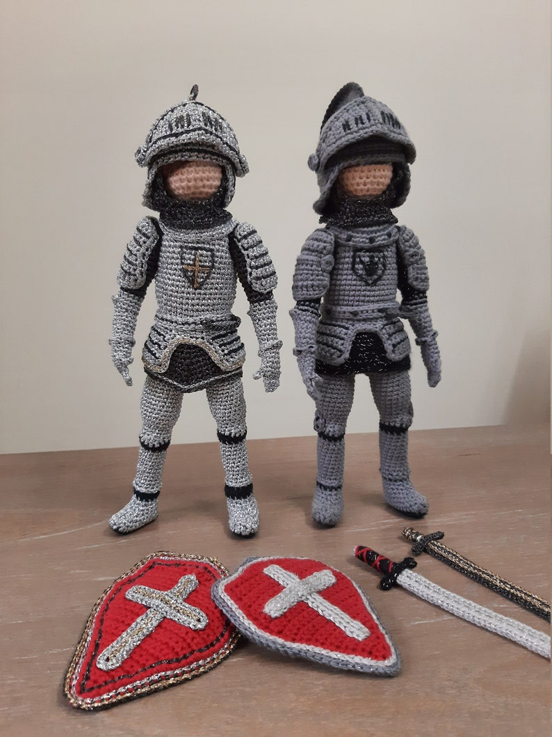 PDF Instant Download. Armour of God KNIGHT, , Fantasy Range Amigurumi ...