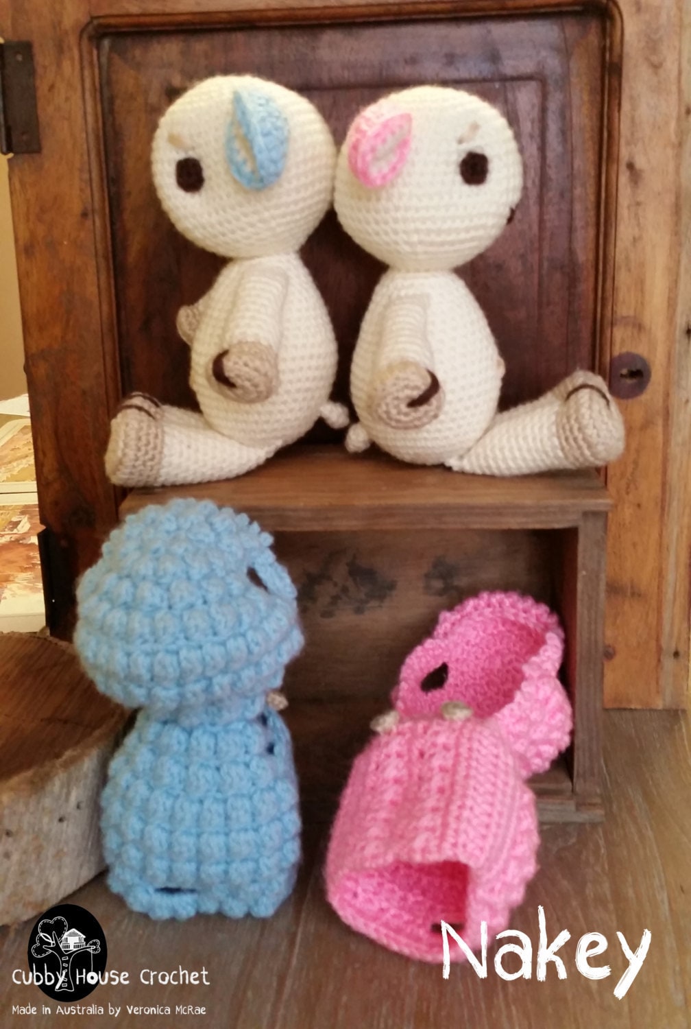 Amigurumi Crochet Pattern -nakey Sheep, Cubby House Crochet. Removable ...