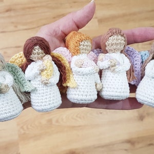 Miniature Angel With Baby PDF Crochet Pattern. - Etsy