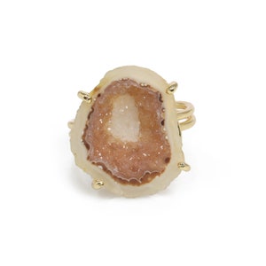Geode ring - Etsy