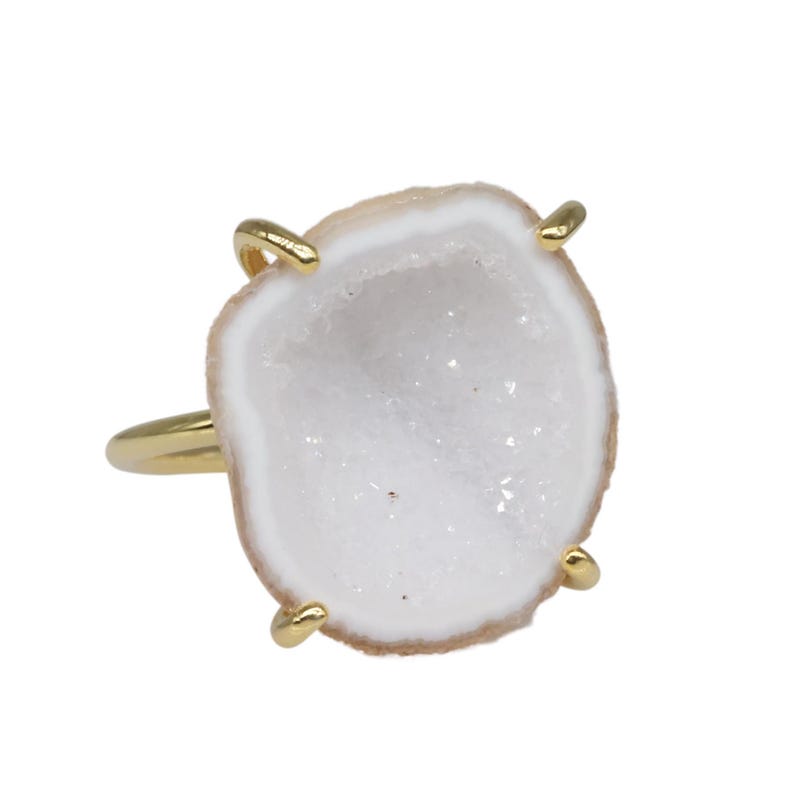 Geode Ring - Etsy