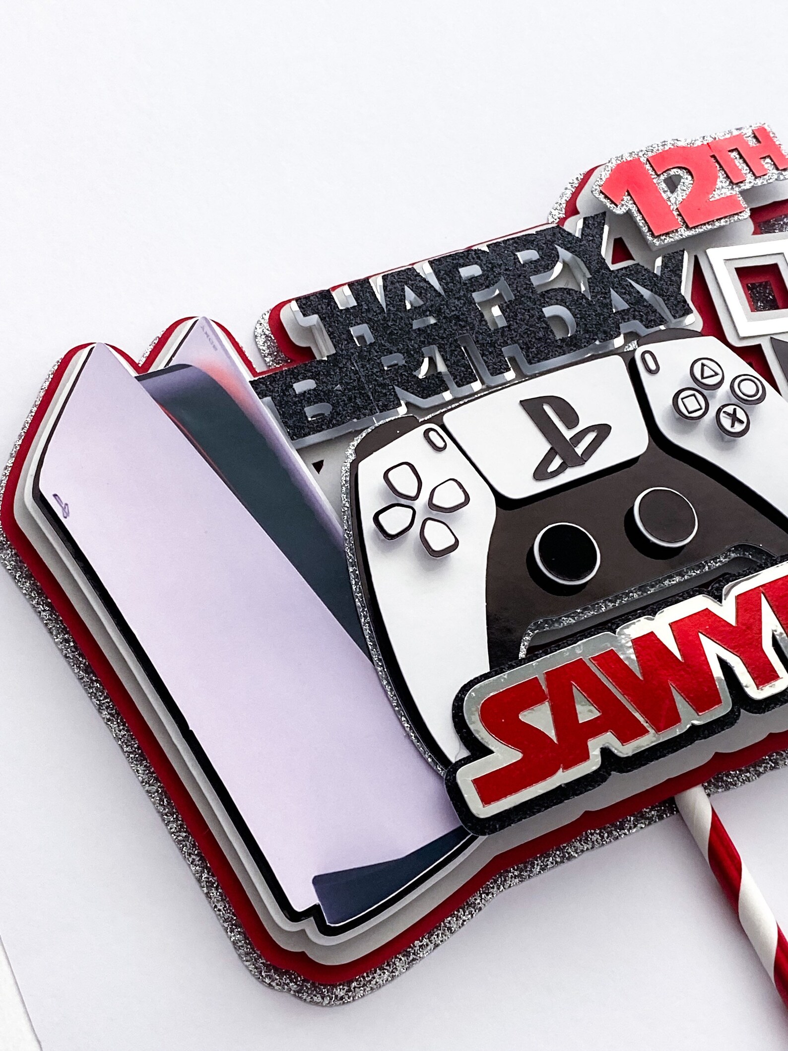 Playstation Cake Topper Playstation Theme Topper - Etsy