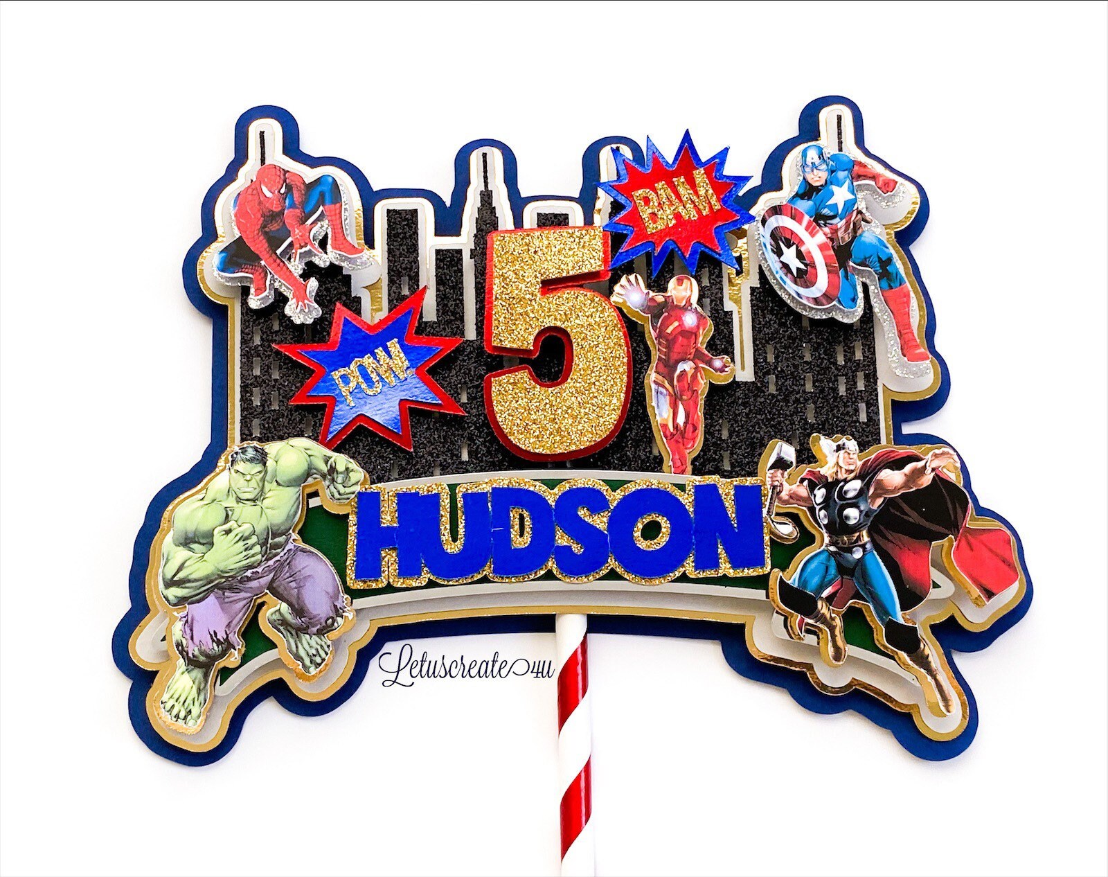 Avengers Cake Topper Super Heroes Cake Topper heroes Theme - Etsy