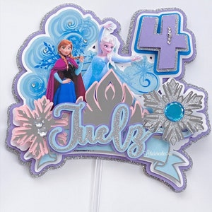 Frozen Cake Topper Frozen 2 Birthday Cake Topper Frozen - Etsy