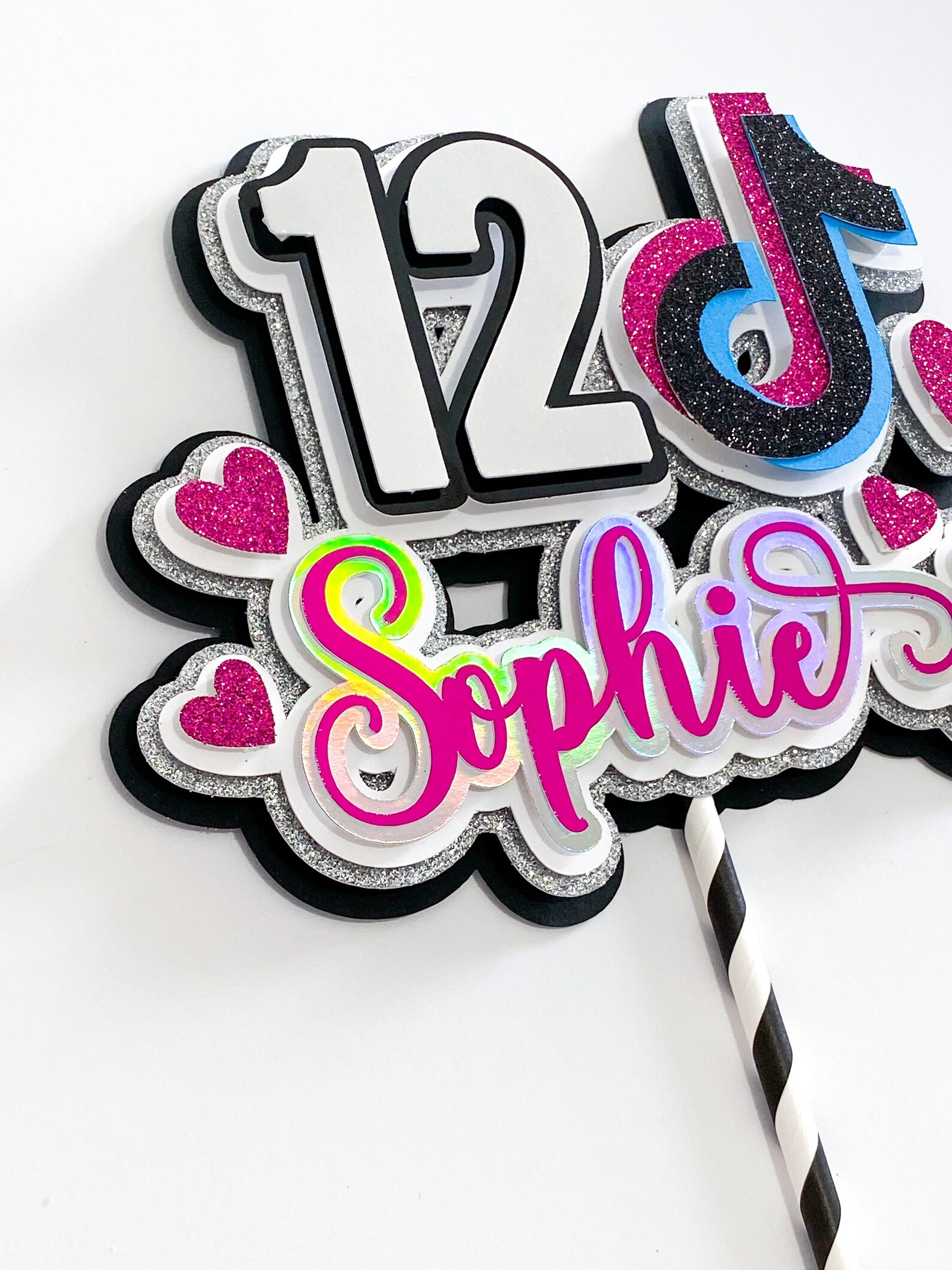 Tik Tok Cake Topper Tik Tok Cake Topper Theme - Etsy