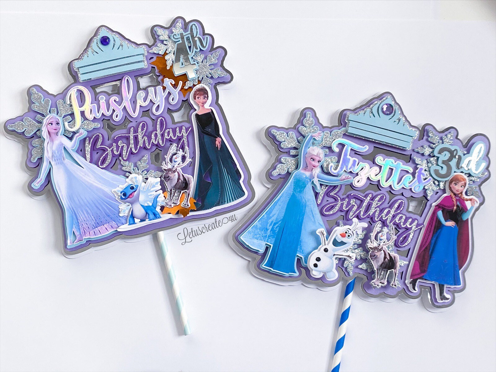 Frozen Cake Topper Frozen Birthday Cake Topper Frozen - Etsy
