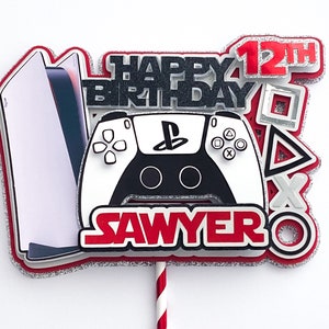Playstation Cake Topper Playstation Theme Topper - Etsy
