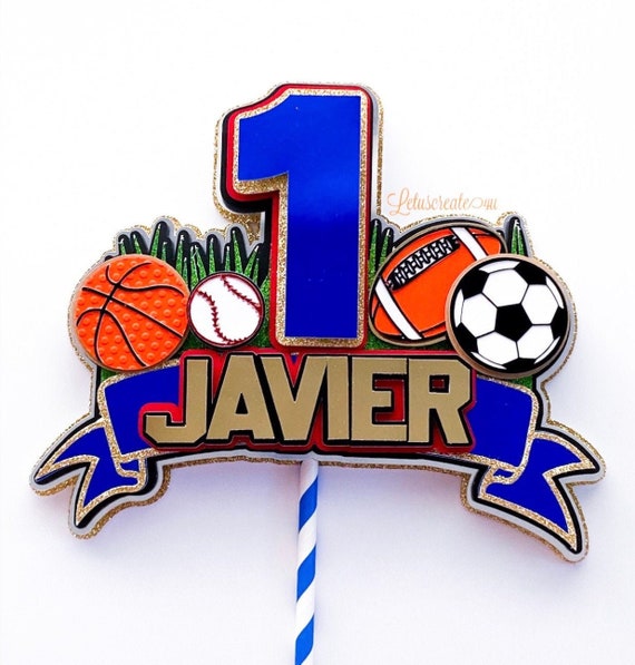 Sports Theme Cake Topper Sports Birthday Topper - Etsy