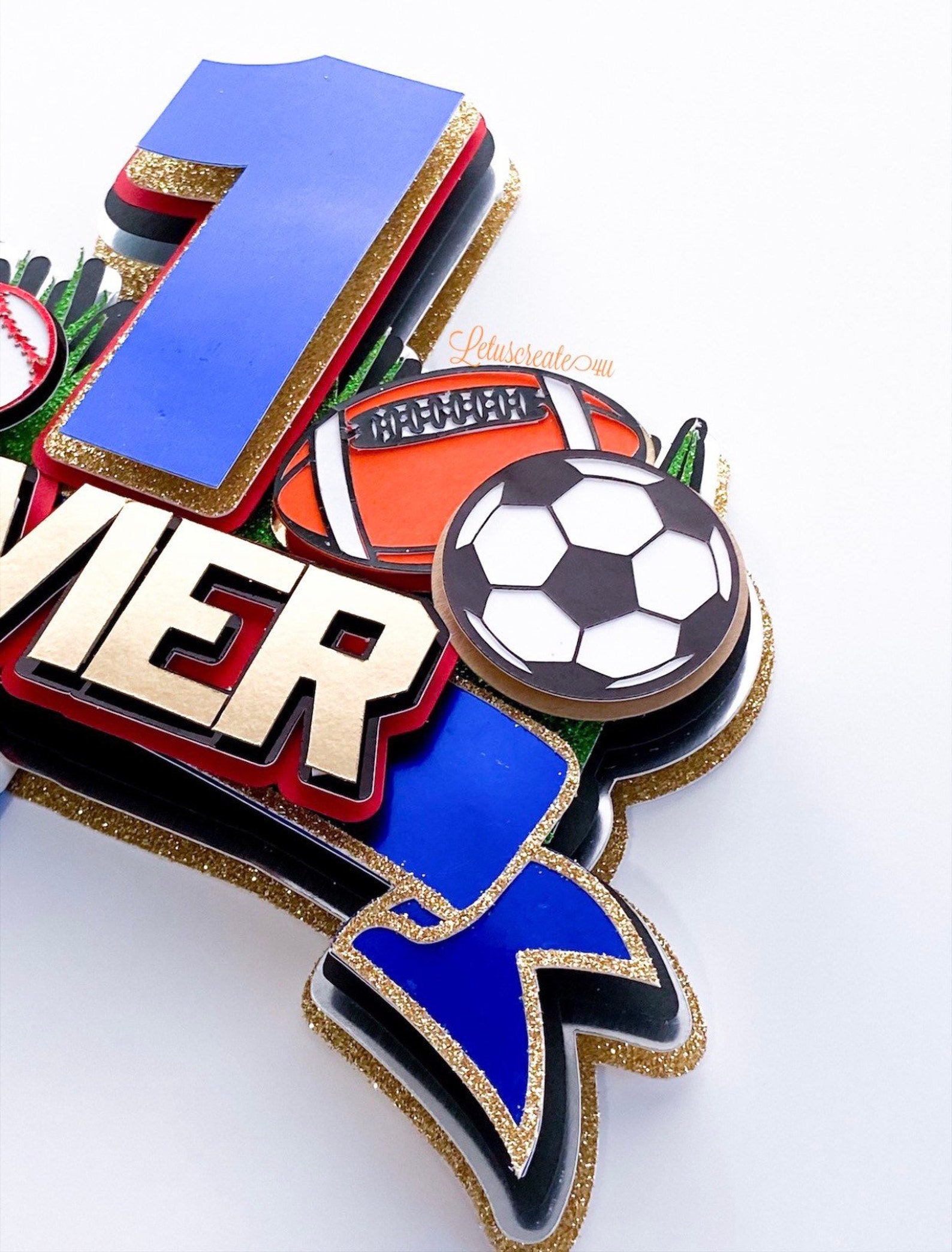 Sports Theme Cake Topper Sports Birthday Topper - Etsy