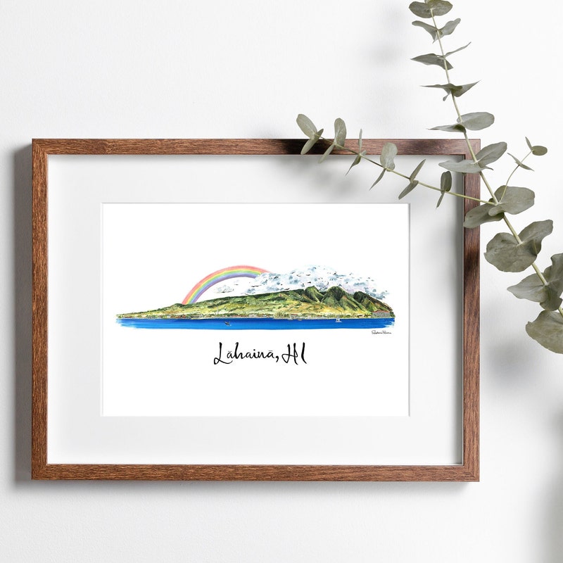 Lahaina Painting Original - Etsy