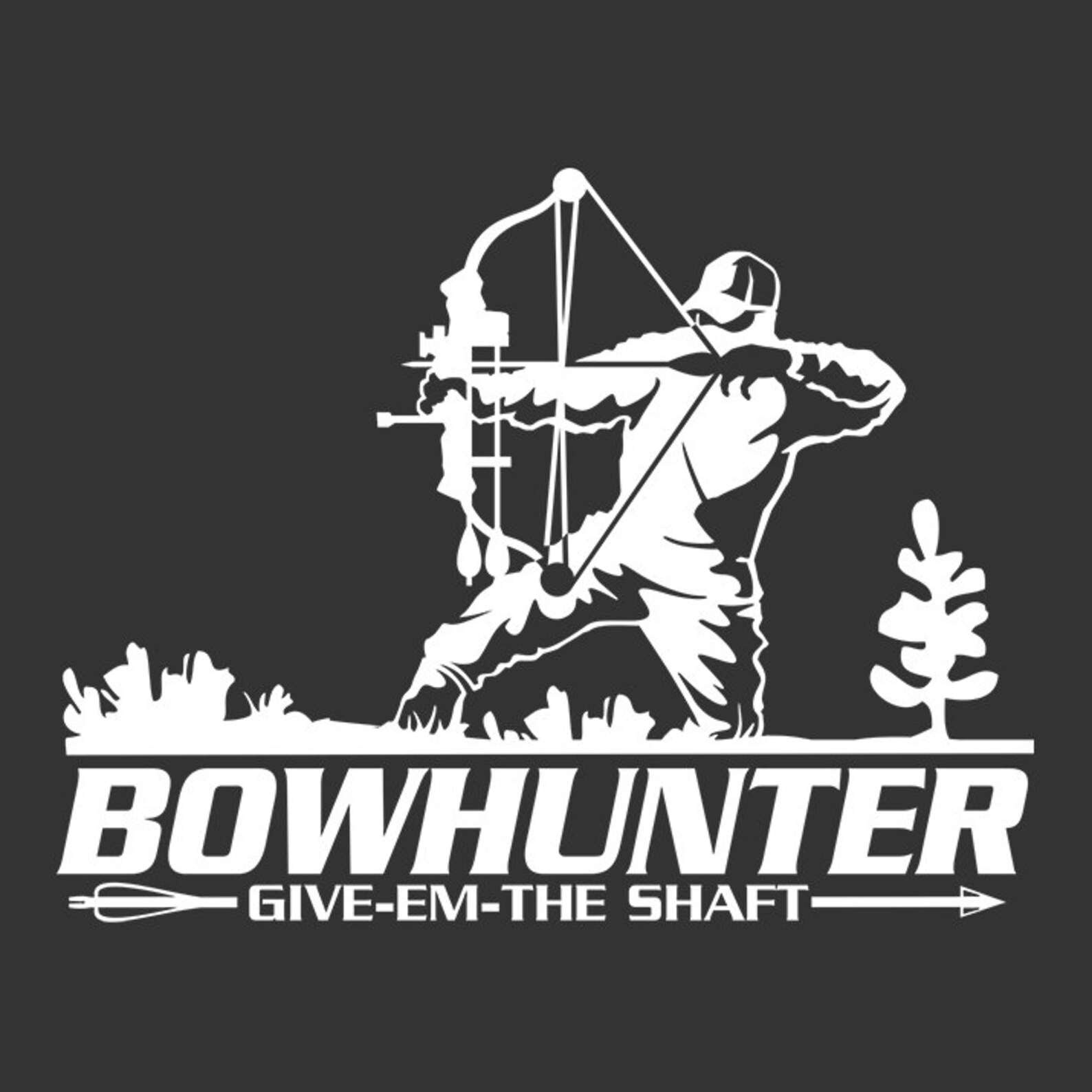 Bowhunter Automotive Decal HI-72 - Etsy
