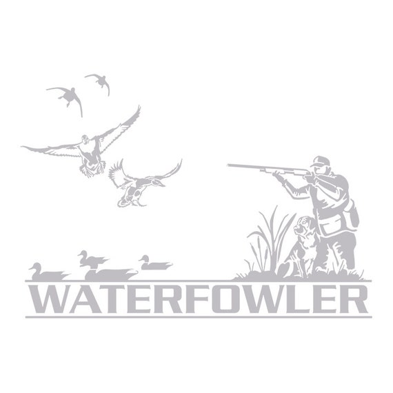 Waterfowler Waterfowl Hunting Decal HI-86 | Etsy