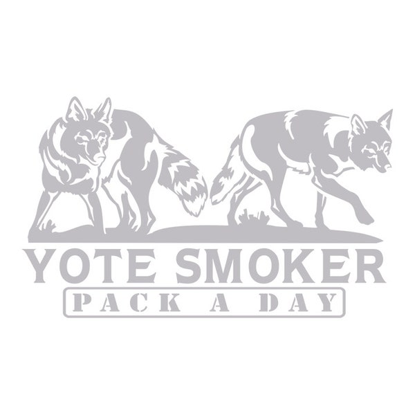Coyote Hunting Decal - Etsy