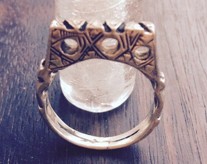 Lovely Silver Ring Tuareg Design Handmade in Cairo - Etsy