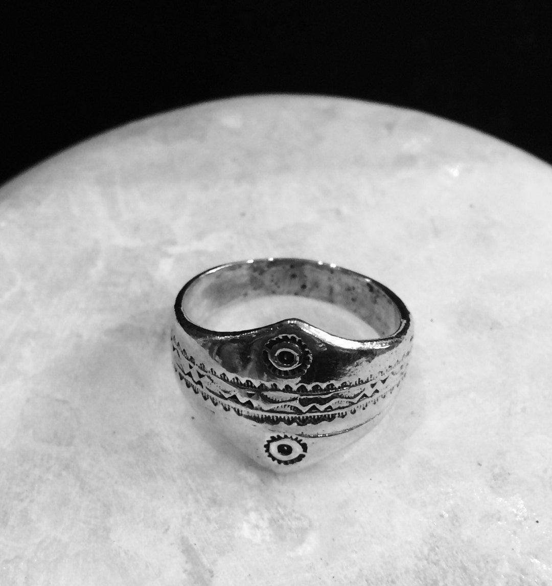 Simple Silver Ring, Tuareg Design, Handmade in Cairo - Etsy