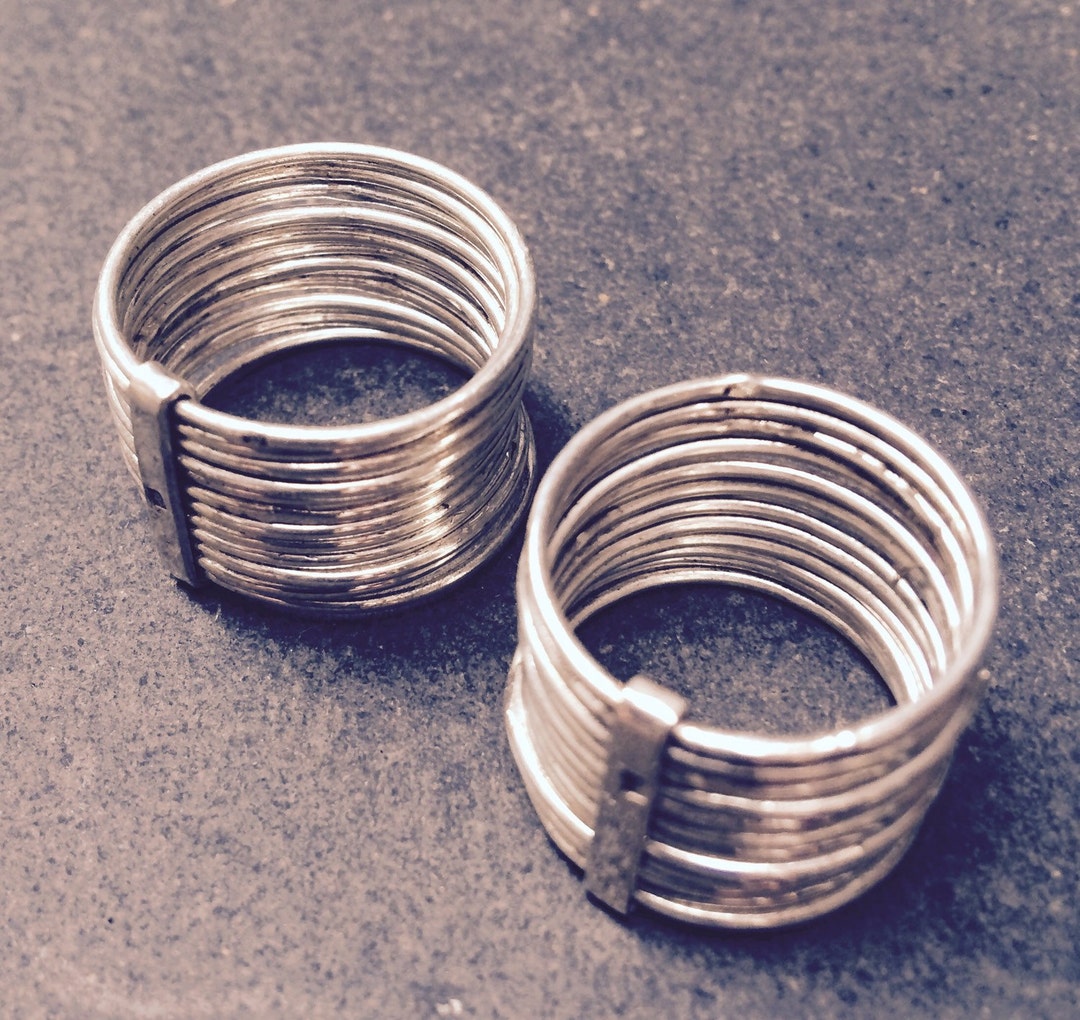 Silver Stacking Wire Ring - Handmade in Cairo - Etsy