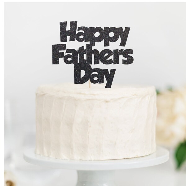 Happy Fathers Day Cake Topper - Etsy
