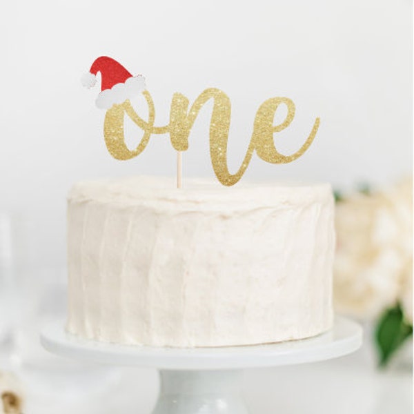 One Cake Topper - Etsy