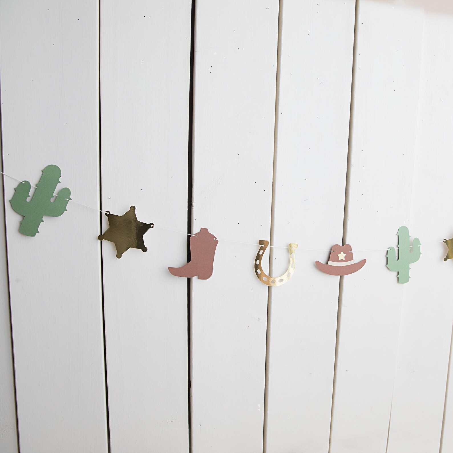 Rodeo Garland: Cowboy Party Banner, Wild West Decor - Etsy