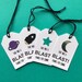 12 Space Themed Gift Tags, Kids Birthday Favor Tags, Astronaut in Outer ...