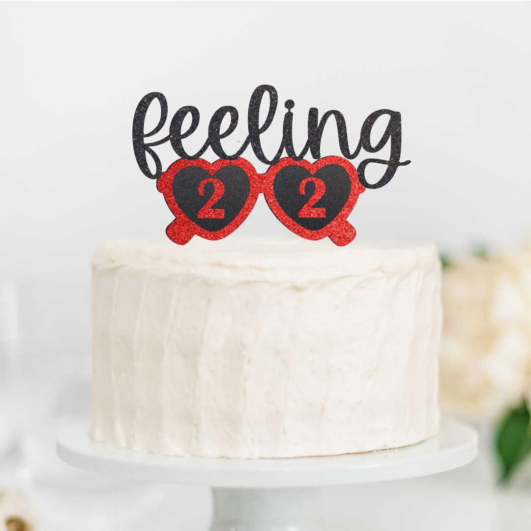 Feeling 22 Cake Topper, in My Birthday Era, Era's Tour Birthday Decorations, Twenty Two - Etsy