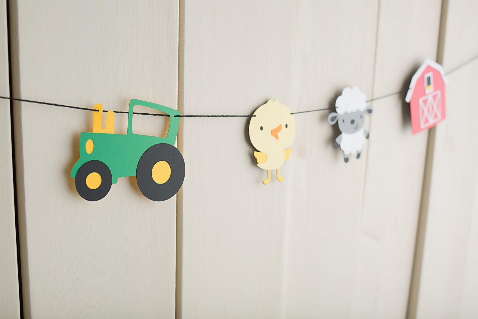 Farm Animal Garland Barnyard Birthday Paper Garland - Etsy