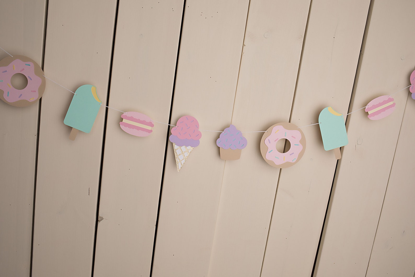 Sweet Treats Garland Sweet One First Birthday Party Ice - Etsy