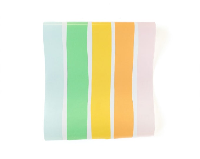Rainbow Table Runner , Pastel Rainbow Party, Shamrock Party Decor, St ...