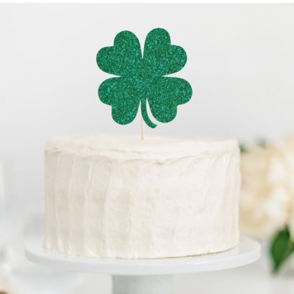 Shamrock Cake Topper - Etsy