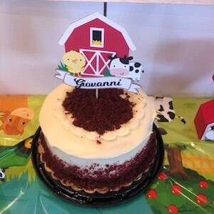 Farm Cake Topper, Farm Decorations, Farm Theme Cake Topper, Barnyard ...