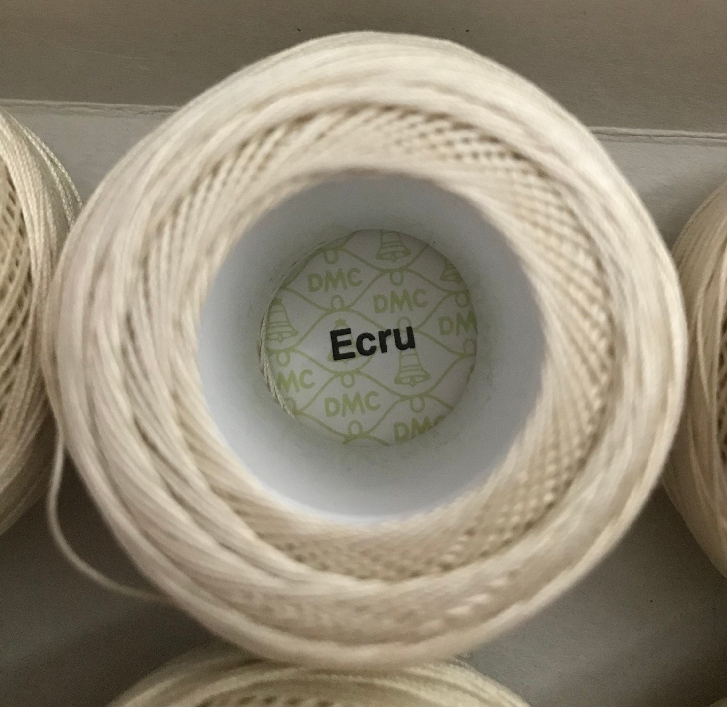 Four 4 Balls of Cordonnet Special DMC Crochet Cotton ECRU Size 30 - 20g ...
