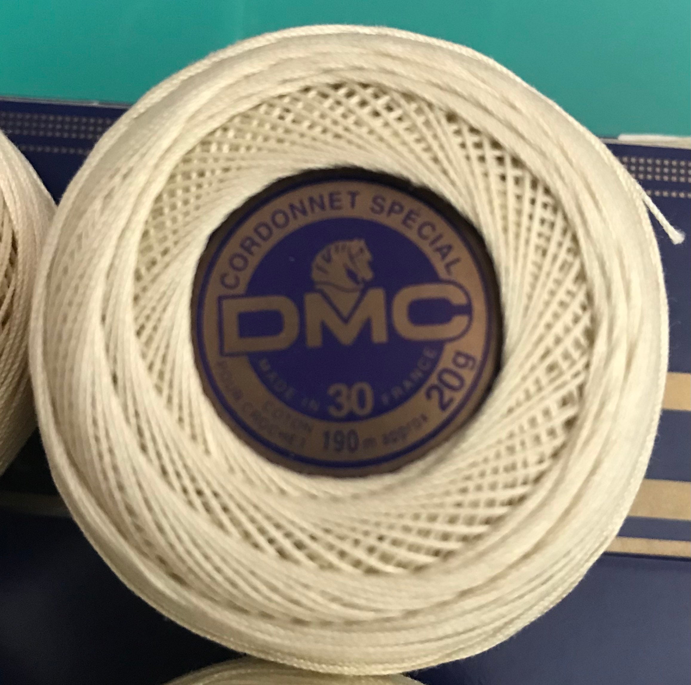 Four 4 Balls of Cordonnet Special DMC Crochet Cotton ECRU Size 30 - 20g ...