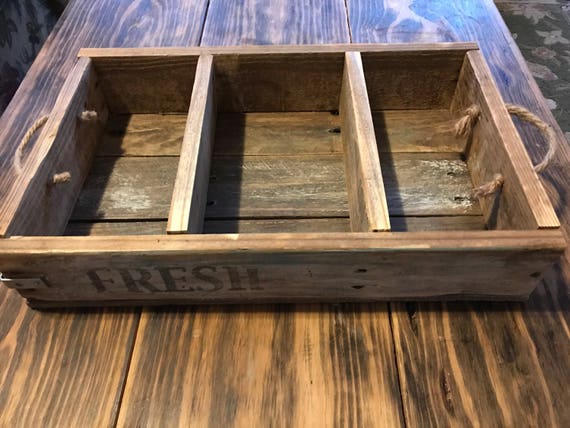Farmhouse Wood Display Box | Etsy