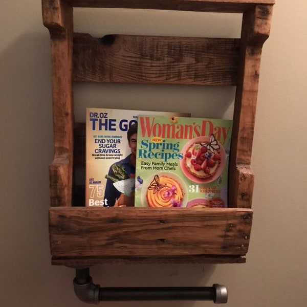 Toilet Paper Magazine Rack - Etsy