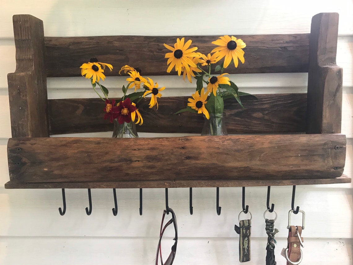 Pallet Rack With Hooks - Etsy