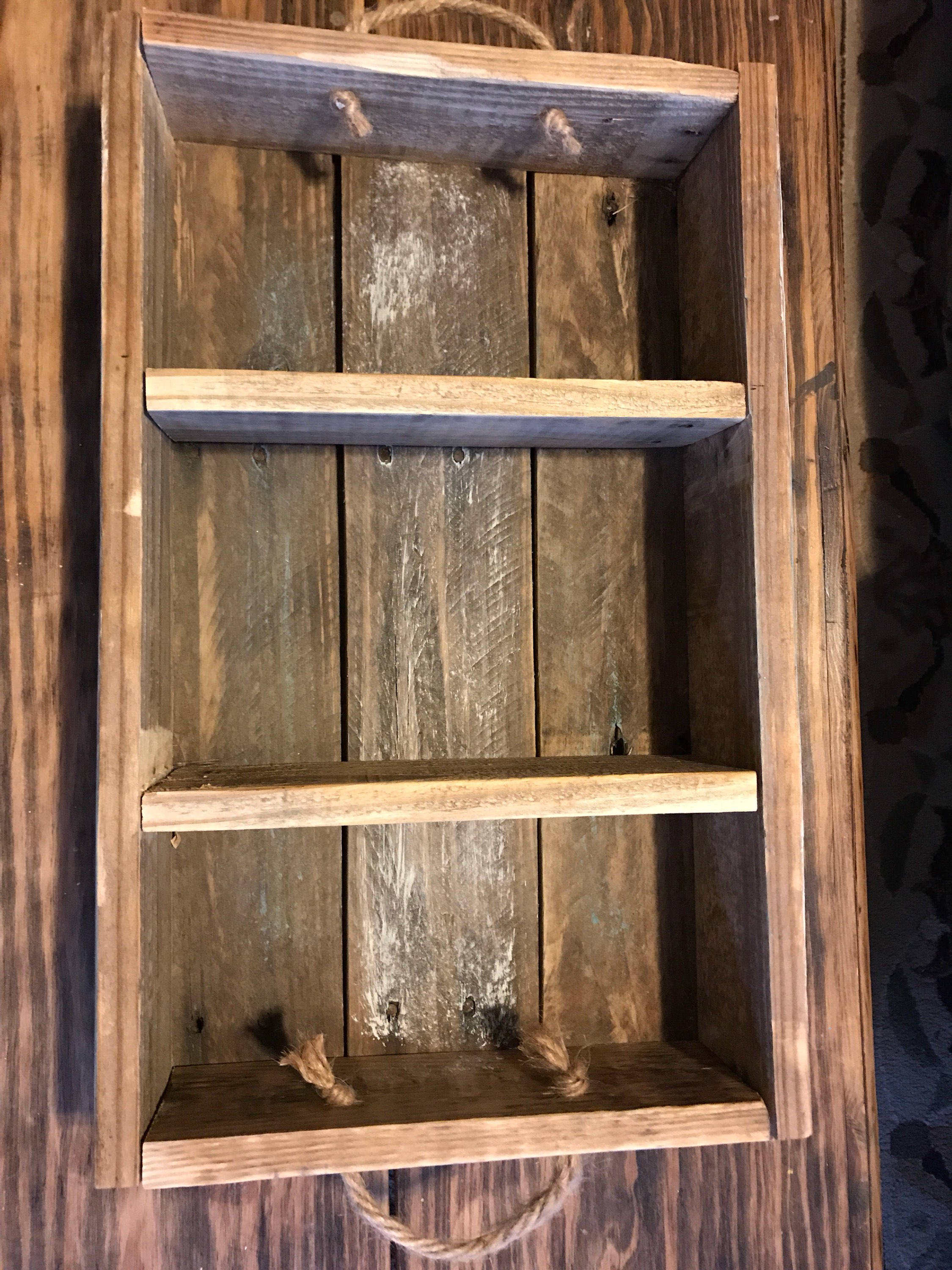 Farmhouse Wood Display Box - Etsy