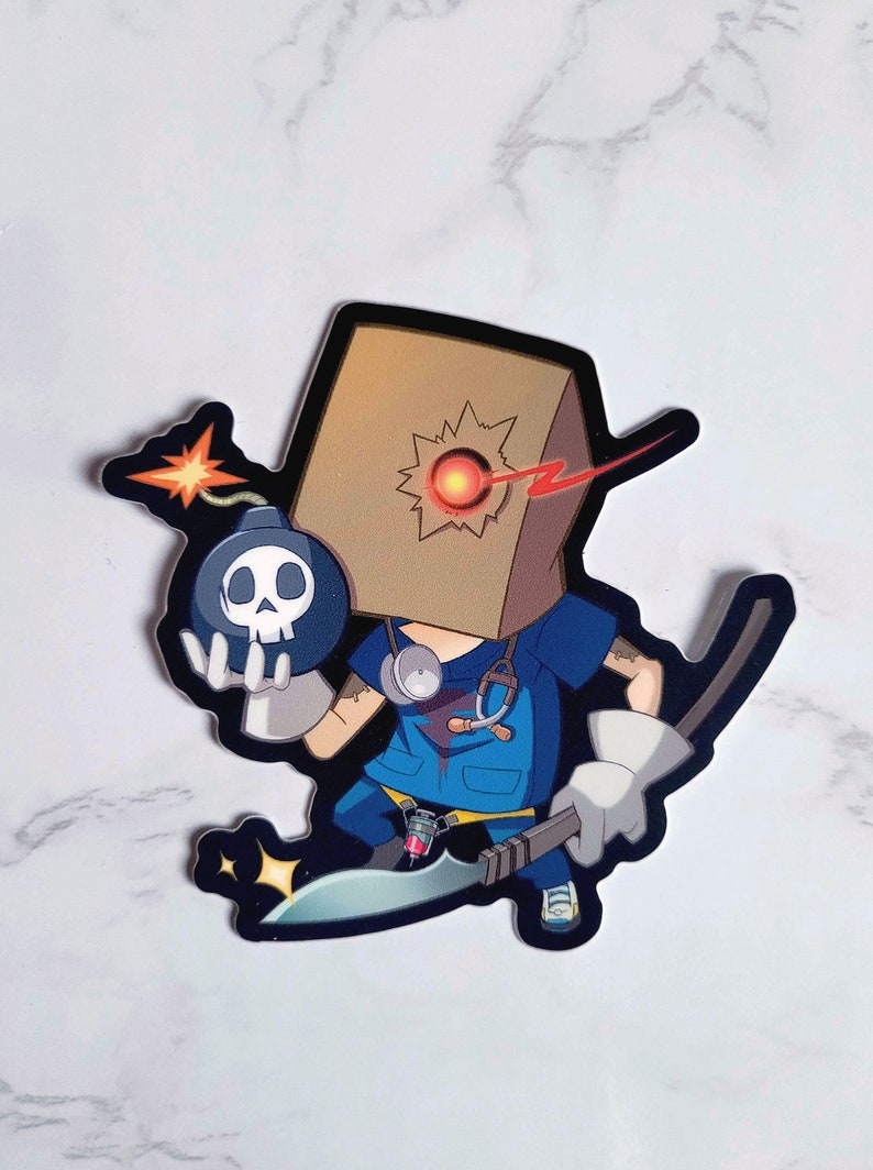 Guilty Gear Strive Faust Vinyl Sticker Fighting Games - Etsy