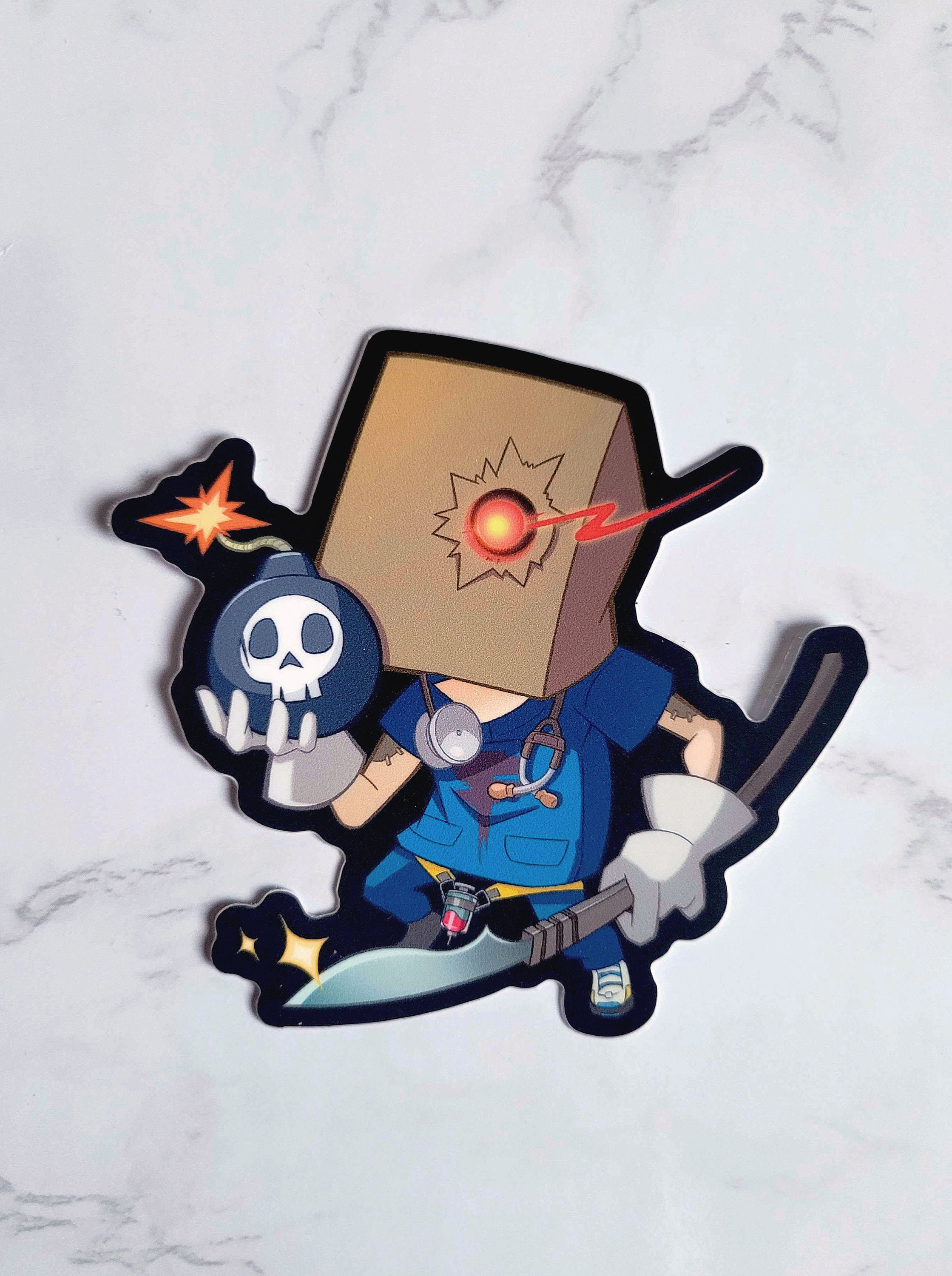 Guilty Gear Strive | Faust Vinyl Sticker | Fighting Games Decal ...