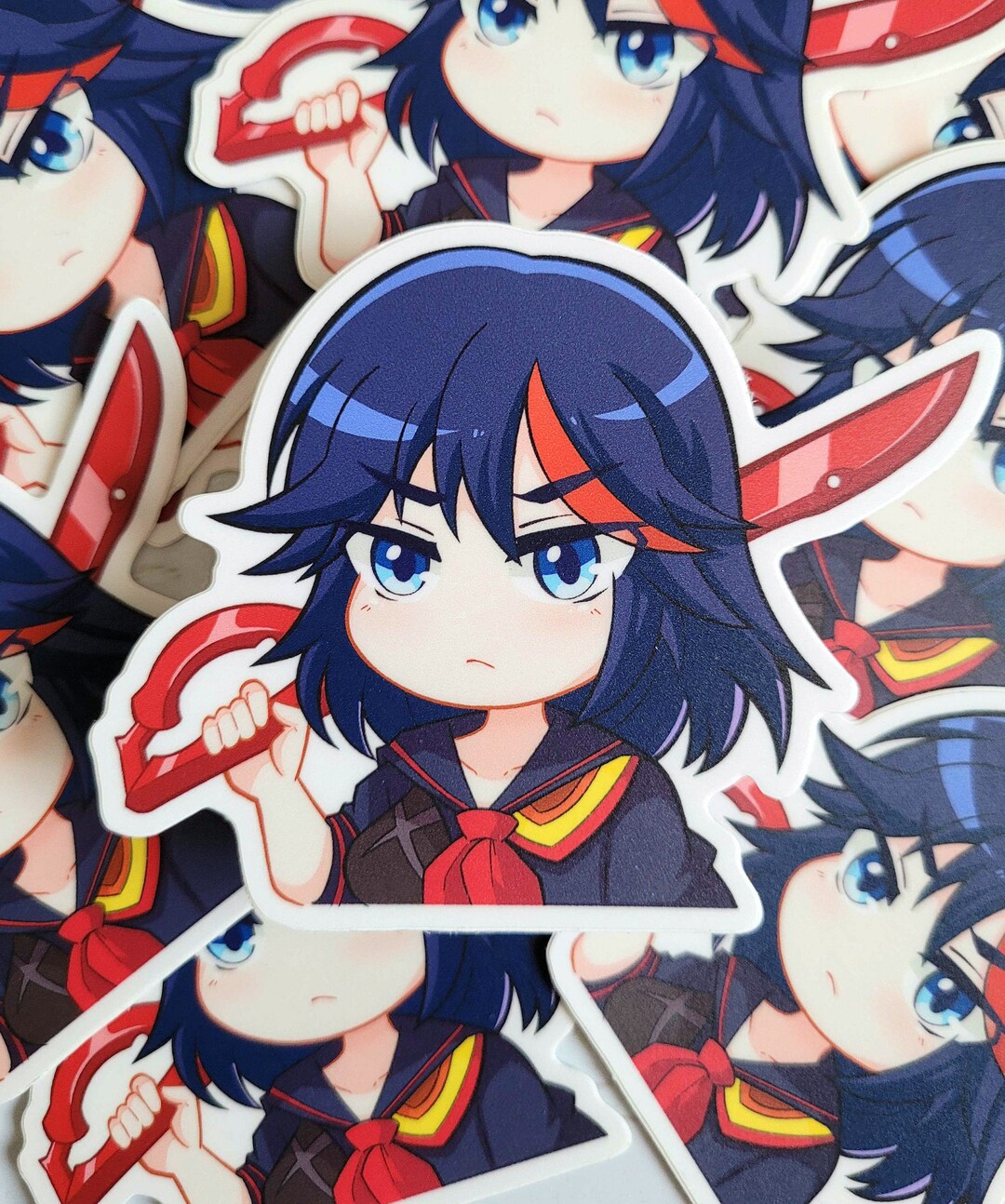Trigger | Kill La Kill Ryuko & Senketsu, Fight Club Mako Vinyl Sticker ...