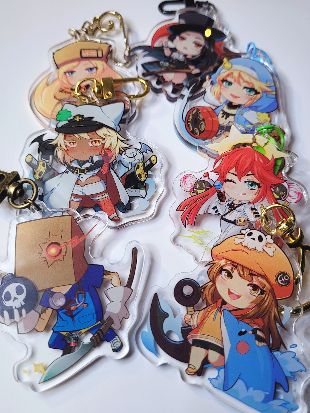 Guilty Gear Strive | GGST Keychains || Bridget , May , Ramlethal ...
