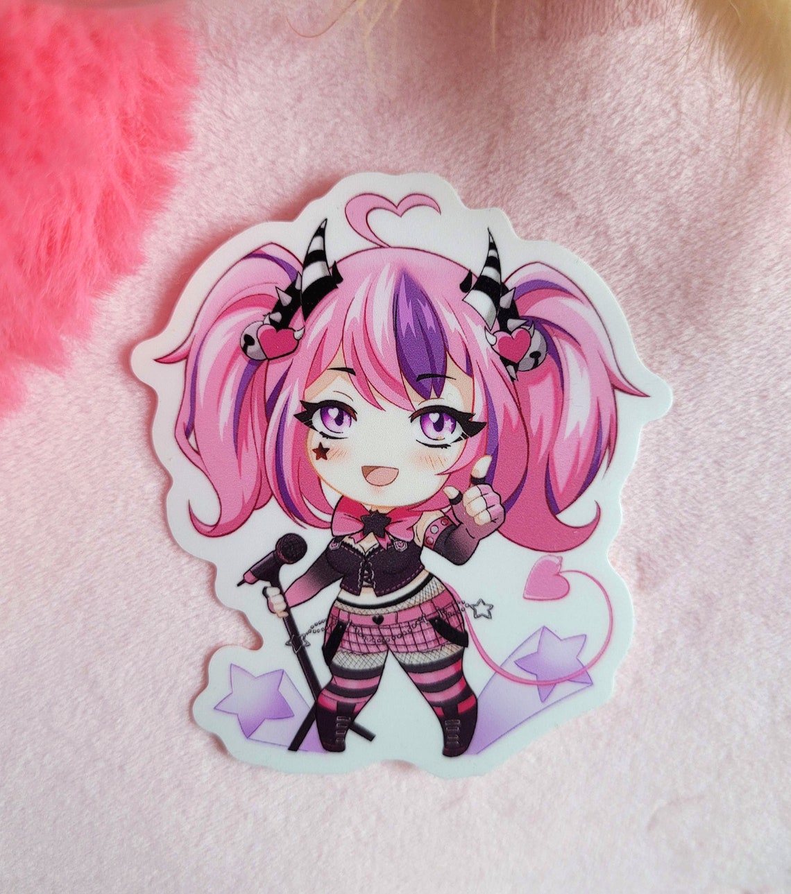 VSHOJO | Ironmouse Vtuber Fanart Vinyl Sticker | 3 Inches Fan-made ...