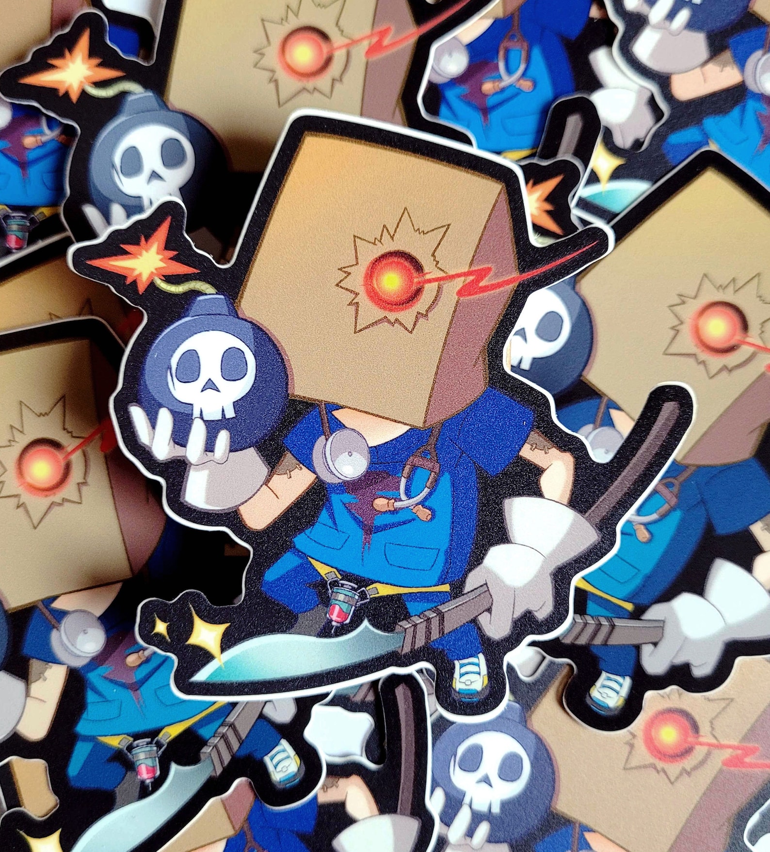 Guilty Gear Strive | Faust Vinyl Sticker | Fighting Games Decal ...